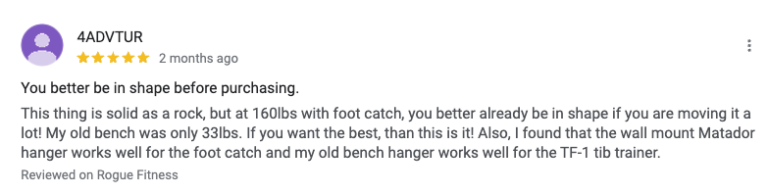 Rogue Manta Ray Bench Review (2025) | Garage Gym Reviews